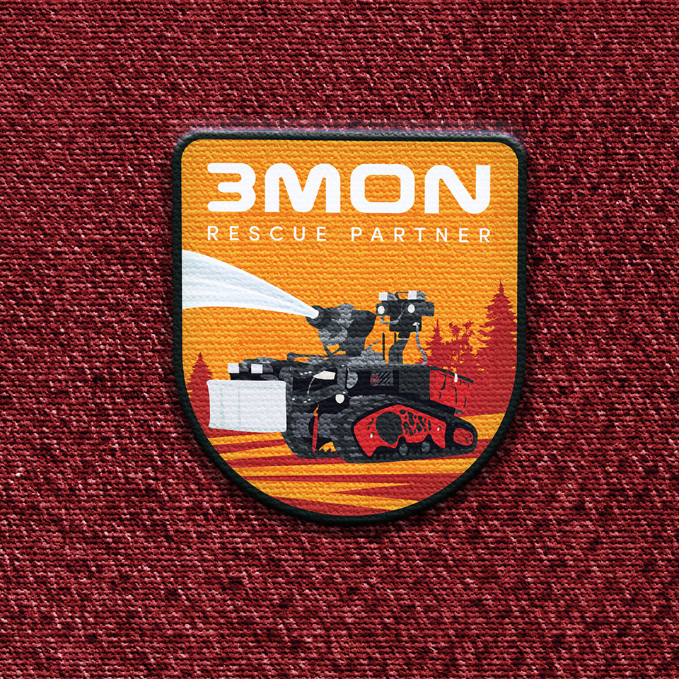 3MON Rescue Robot – Custom Patch Design - Mandzik.sk & Mndzk.sk ...